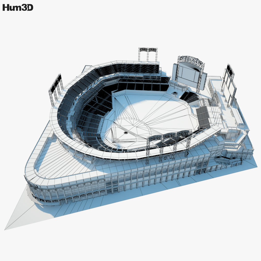 Citi Field 3D model - Download Stadium on 3DModels.org