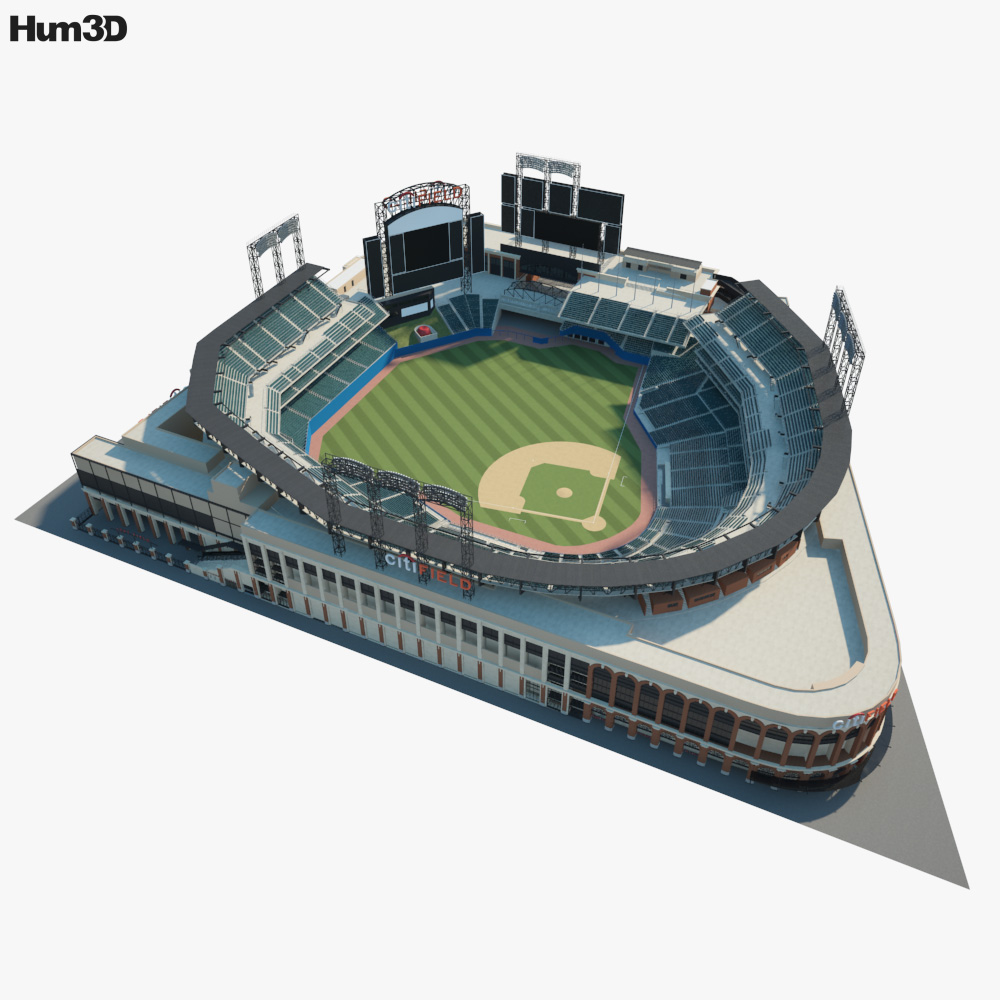 Citi Field 3D model - Download Stadium on 3DModels.org