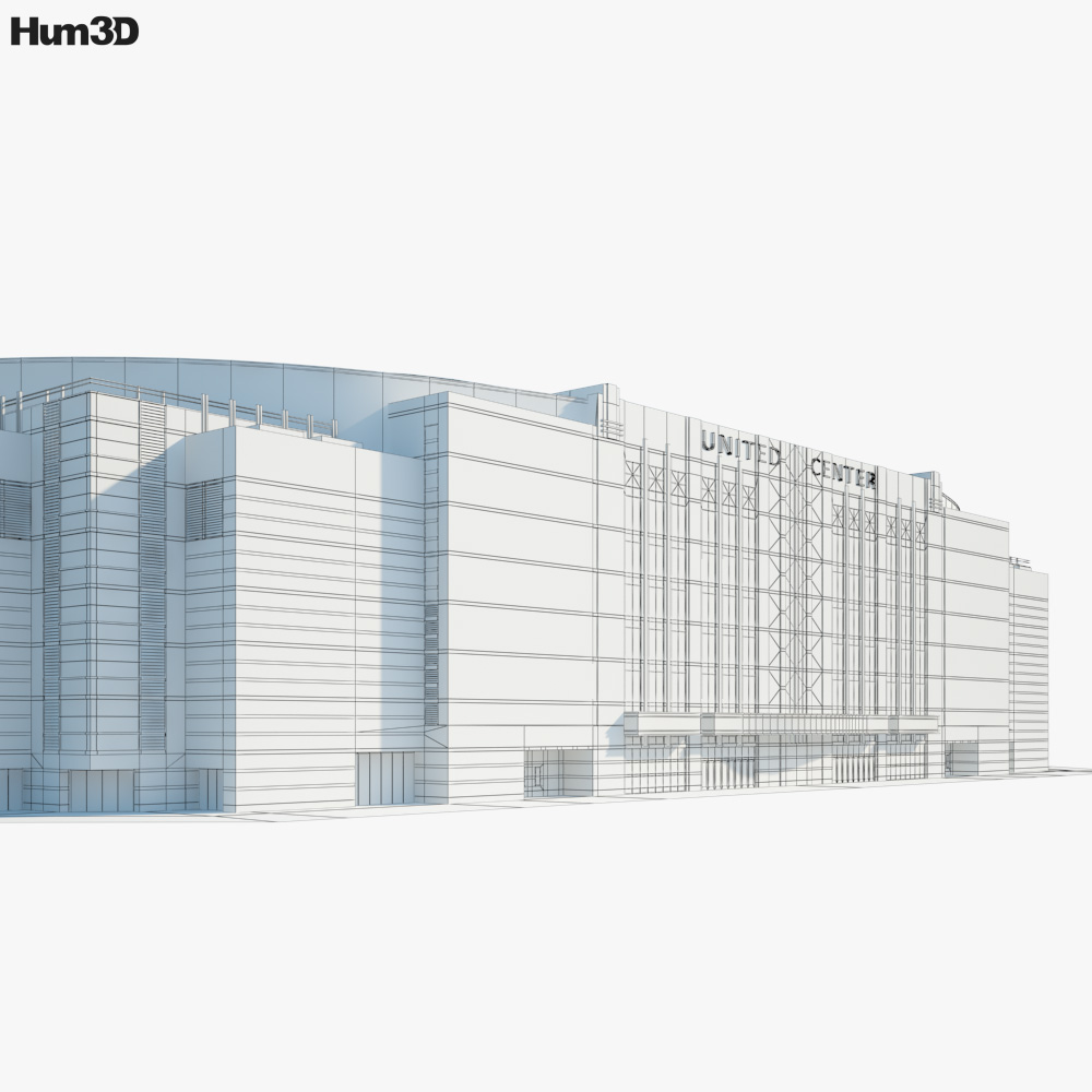 United Center 3D model - Download Stadium on 3DModels.org