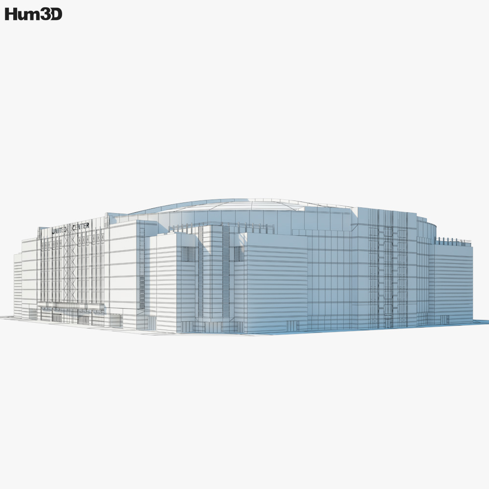 United Center 3D model - Download Stadium on 3DModels.org