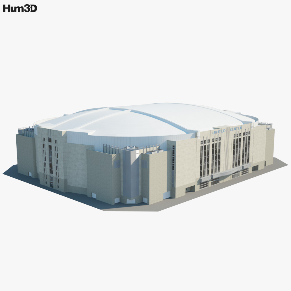 United Center 3D model - Download Stadium on 3DModels.org