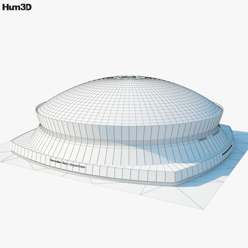 Louisiana Superdome Modelo 3D - Descargar Estadio Deportivo on 3DModels.org