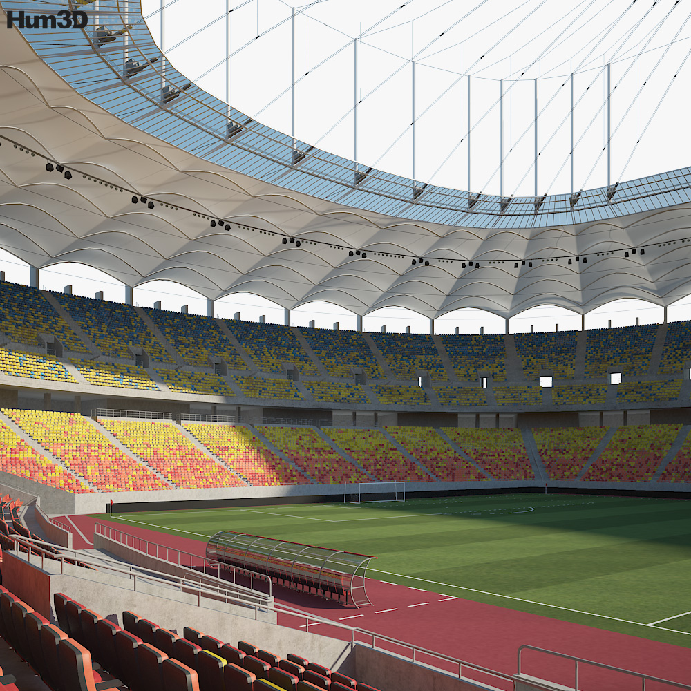 Arena Națională Modelo 3D - Descargar Estadio Deportivo on 3DModels.org
