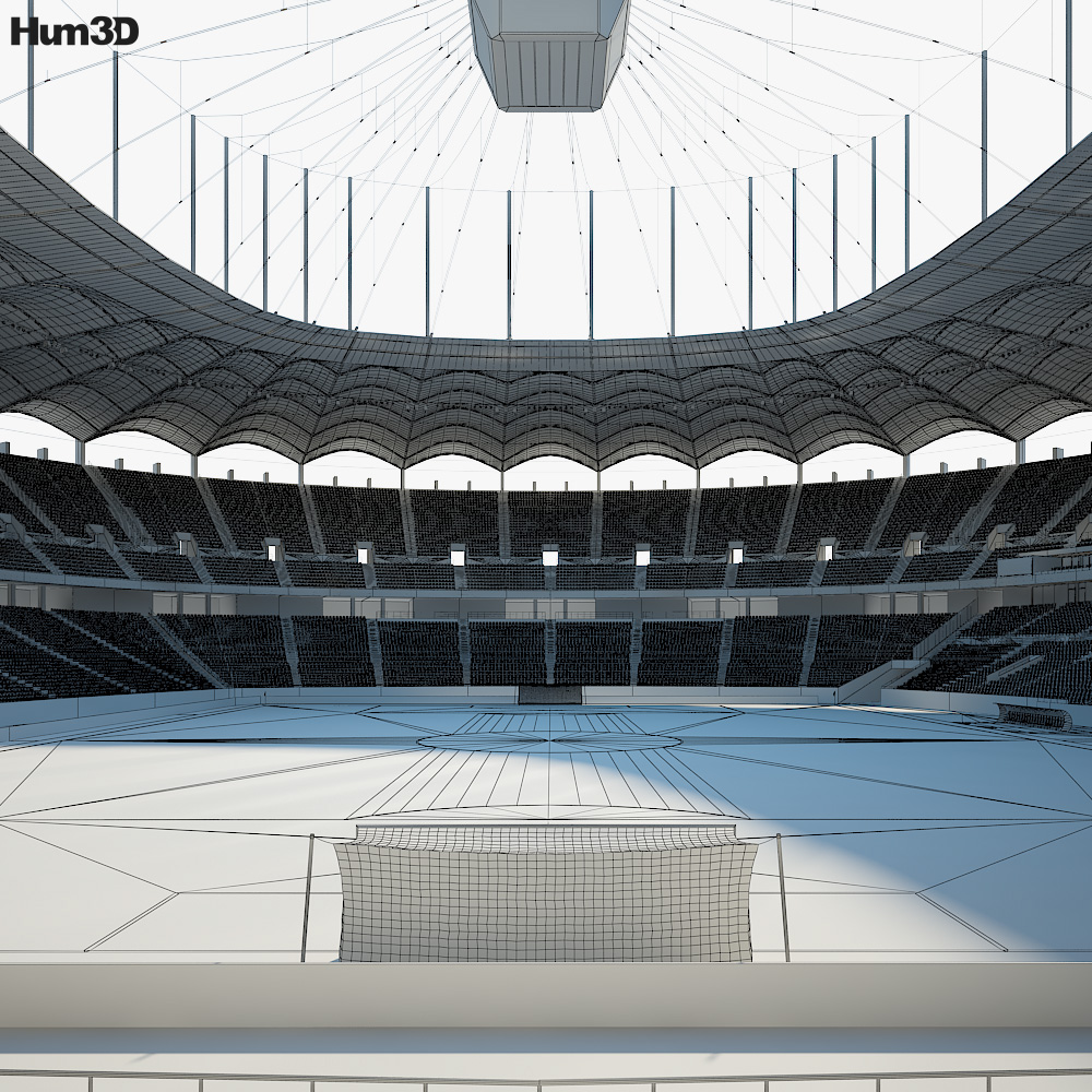 Arena Națională Modelo 3D - Descargar Estadio Deportivo on 3DModels.org