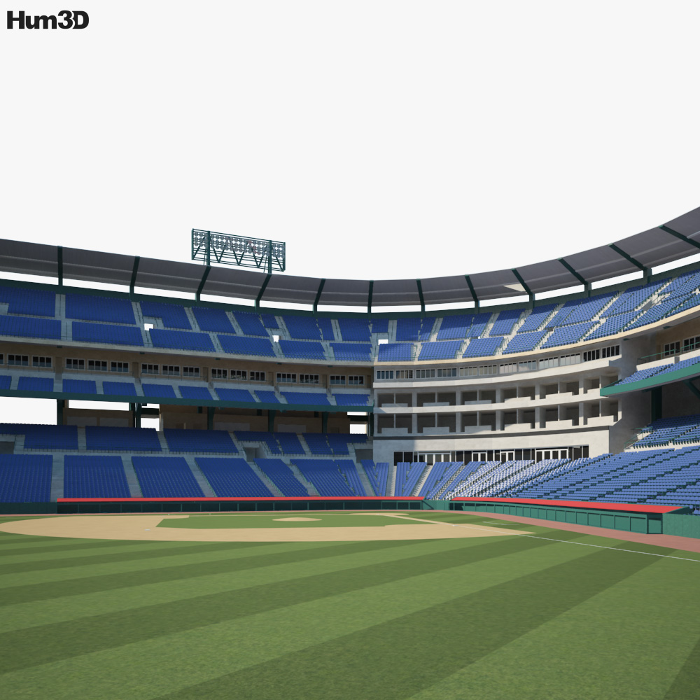 Angel Stadium 3D model - Download Stadium on 3DModels.org