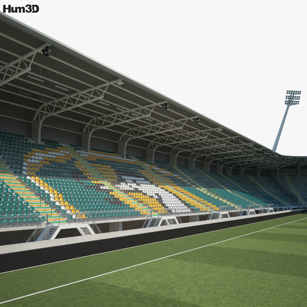 Cars Jeans Stadion 3D model - Download Stadium on 3DModels.org