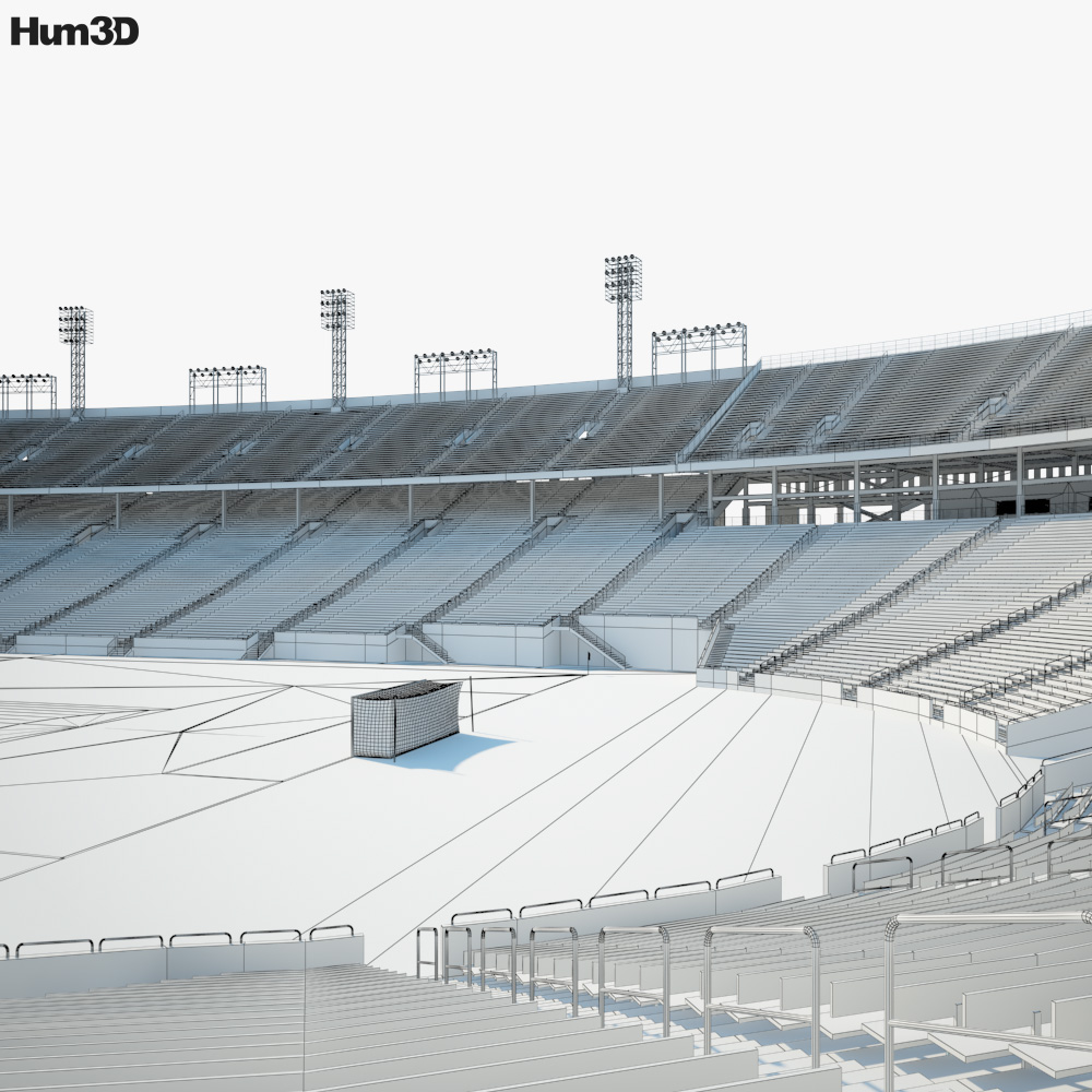 Cotton Bowl stadium 3D model - Download Stadium on 3DModels.org