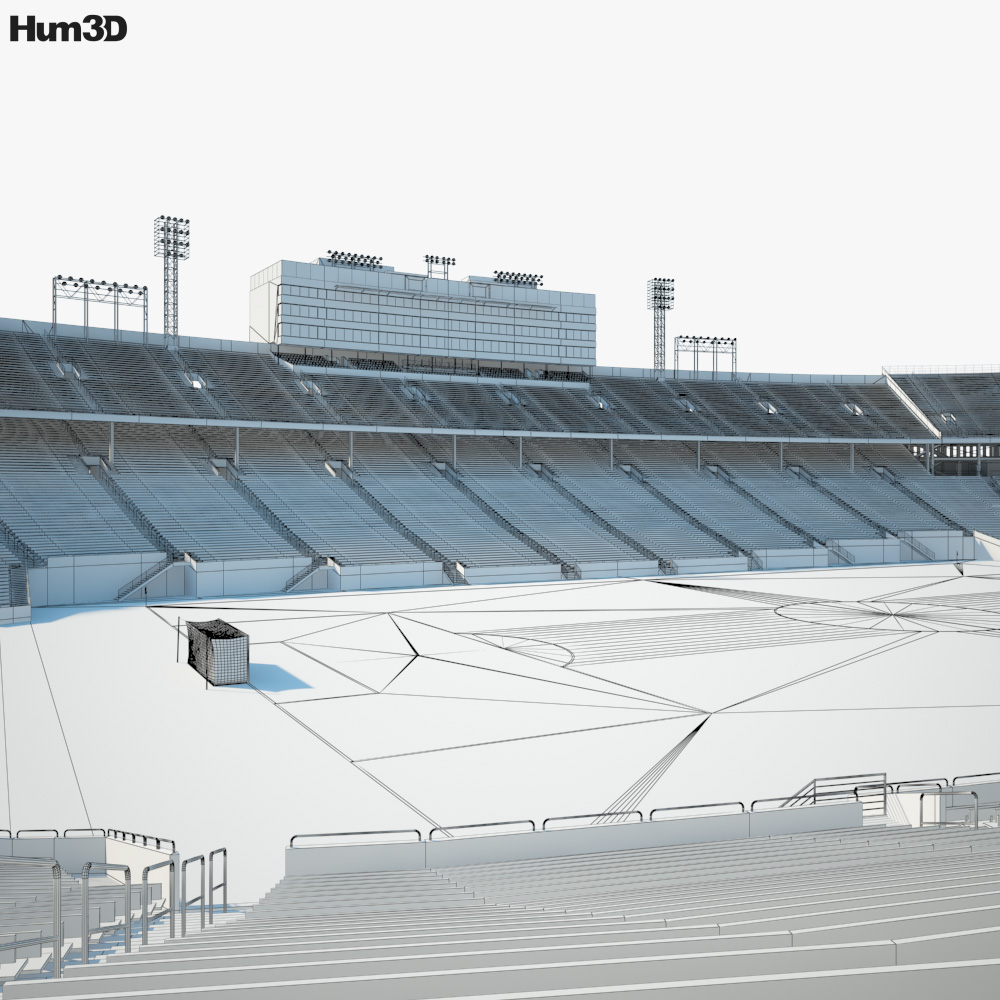 Cotton Bowl stadium 3D model - Download Stadium on 3DModels.org