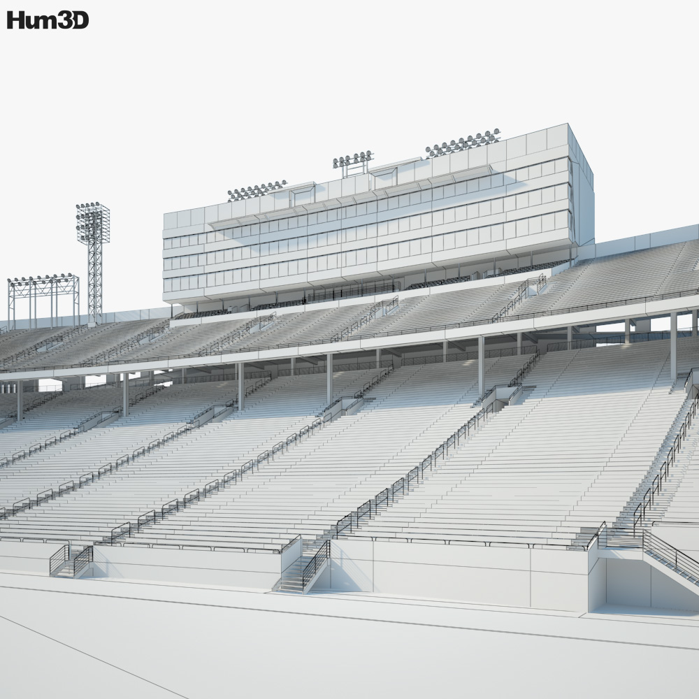Cotton Bowl stadium 3D model - Download Stadium on 3DModels.org