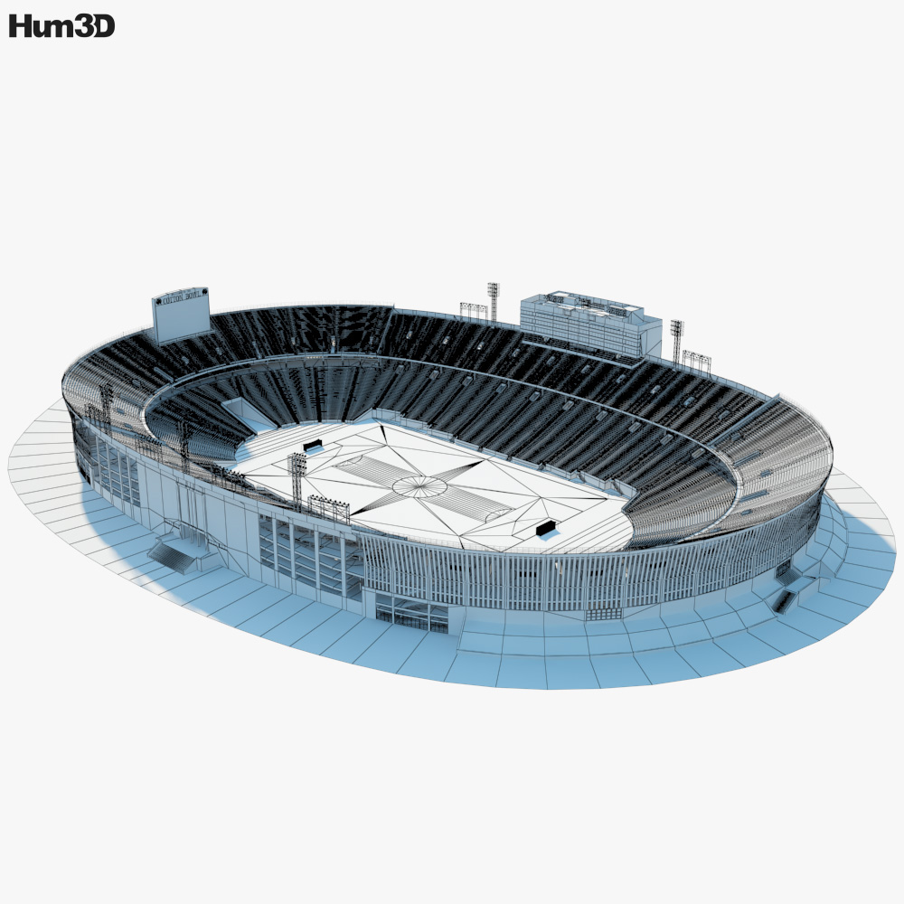 Cotton Bowl stadium 3D model - Download Stadium on 3DModels.org