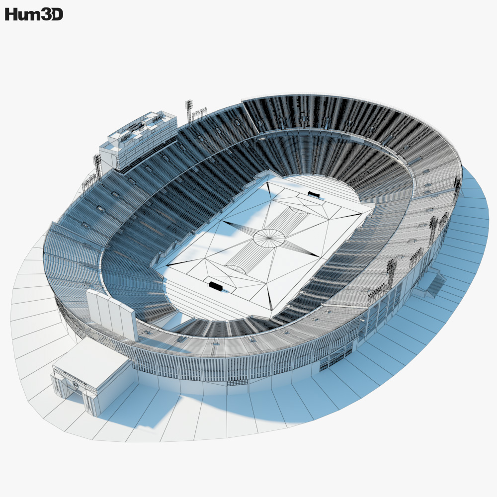 Cotton Bowl stadium 3D model - Download Stadium on 3DModels.org