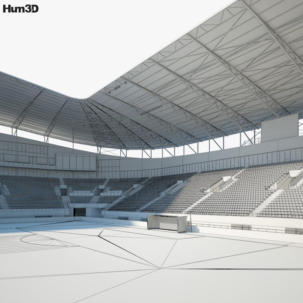 Ghelamco Arena Modelo 3D - Descargar Estadio Deportivo on 3DModels.org