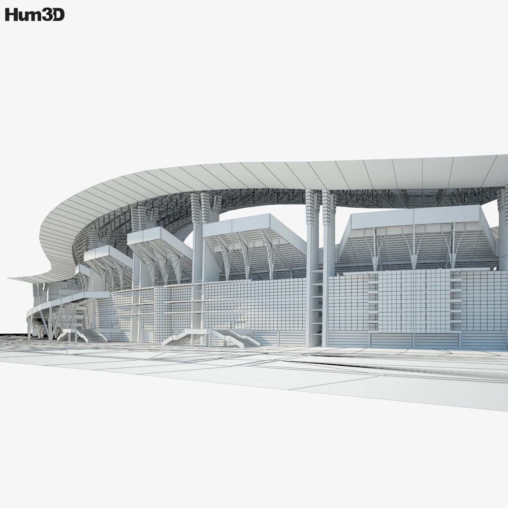 Guangdong Olympic Stadium 3D model - Download Stadium on 3DModels.org
