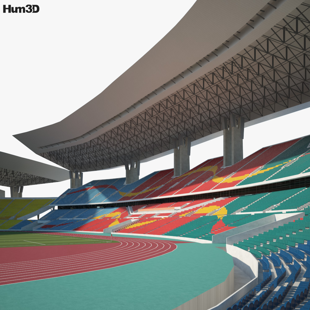 Guangdong Olympic Stadium 3D model - Download Stadium on 3DModels.org