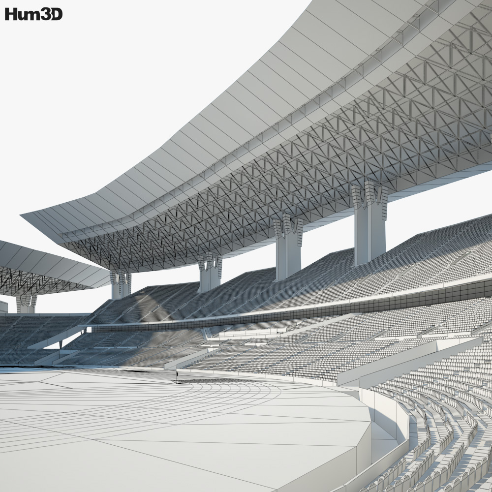 Guangdong Olympic Stadium 3D model - Download Stadium on 3DModels.org