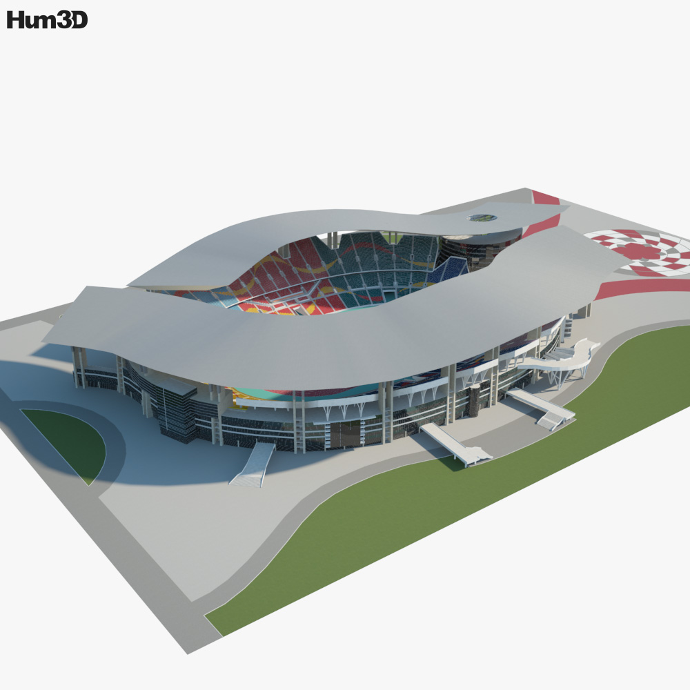 Guangdong Olympic Stadium 3D model - Download Stadium on 3DModels.org
