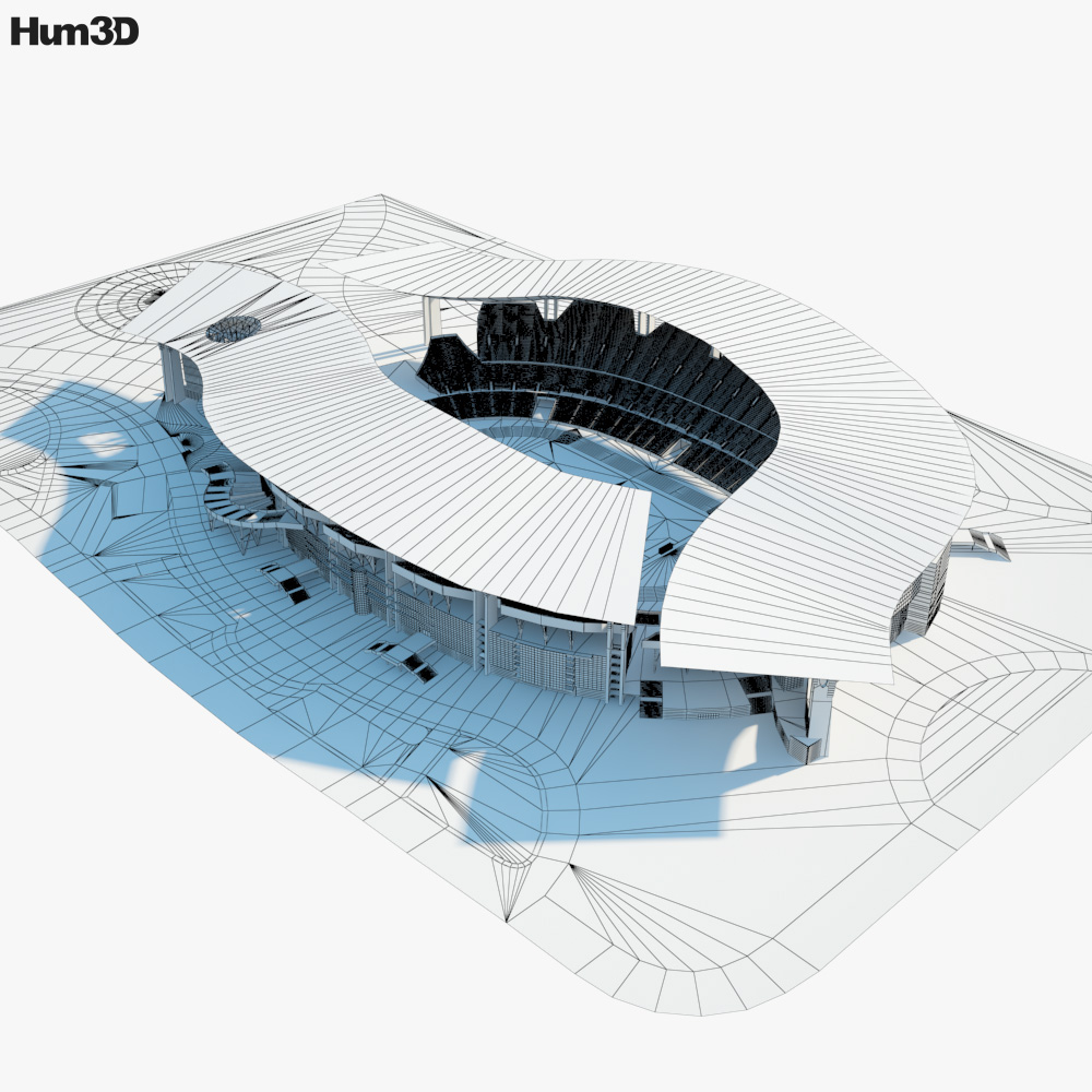 Guangdong Olympic Stadium 3D model - Download Stadium on 3DModels.org