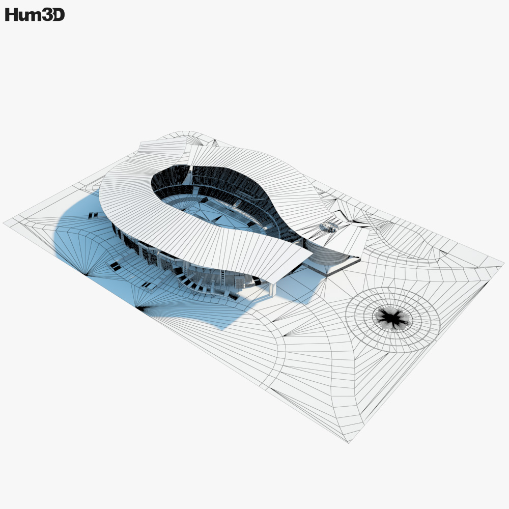 Guangdong Olympic Stadium 3D model - Download Stadium on 3DModels.org