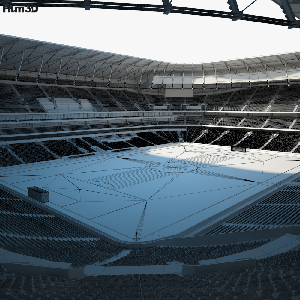 Interior del Estadio Tottenham Hotspur Modelo 3D - Descargar Estadio ...