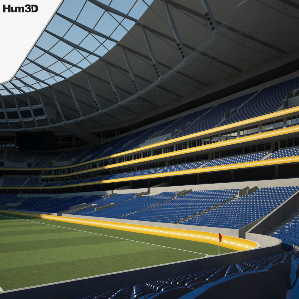 Interior del Estadio Tottenham Hotspur Modelo 3D - Descargar Estadio ...