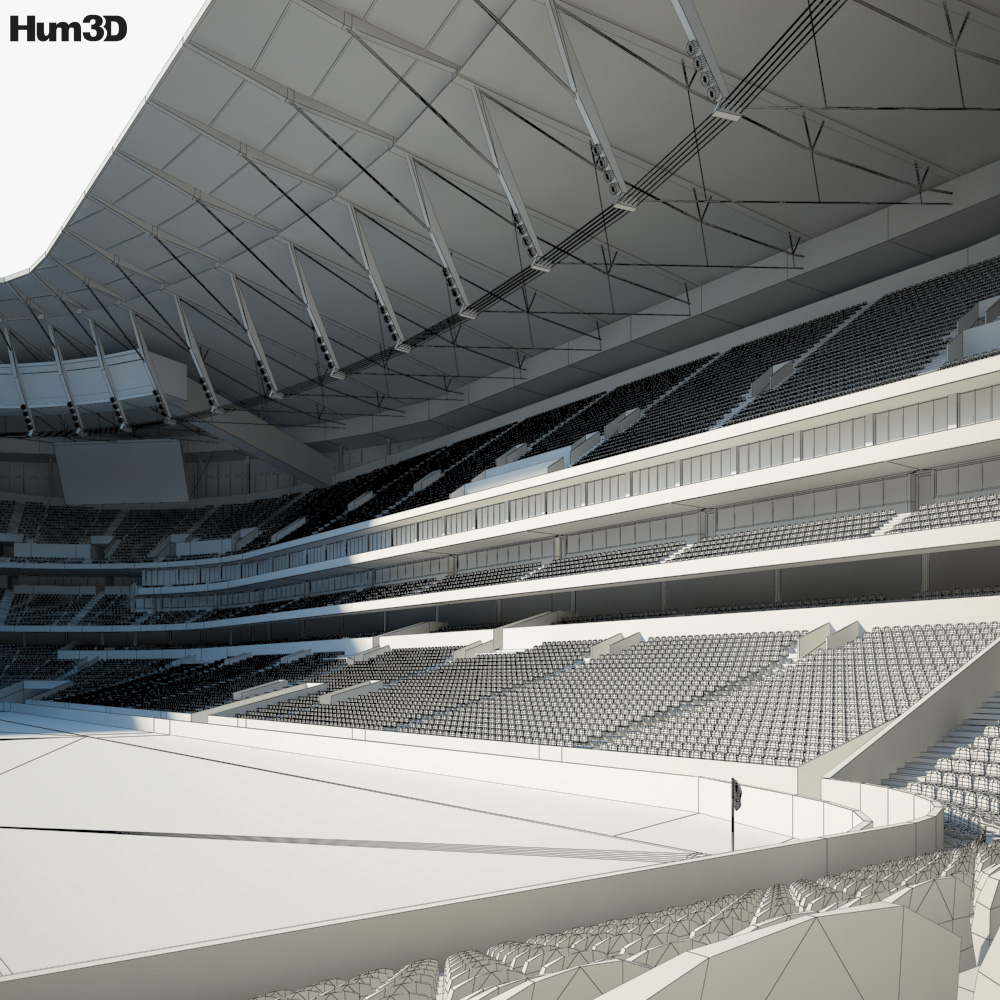 Interior del Estadio Tottenham Hotspur Modelo 3D - Descargar Estadio ...