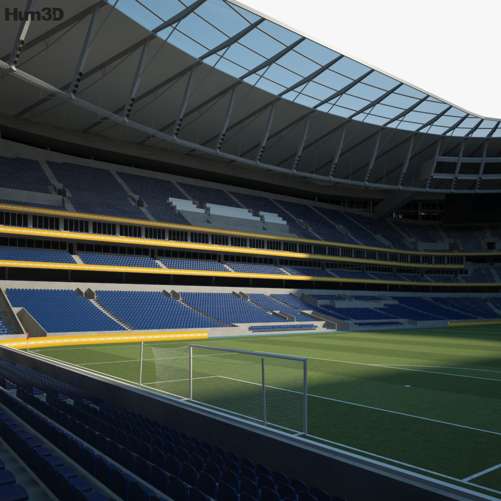Interior del Estadio Tottenham Hotspur Modelo 3D - Descargar Estadio ...