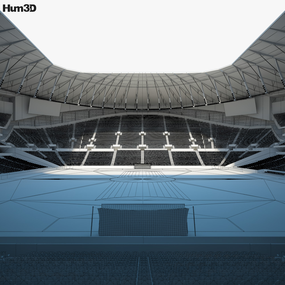 Interior del Estadio Tottenham Hotspur Modelo 3D - Descargar Estadio ...