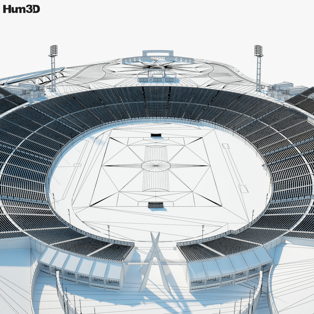 Sahand Stadium 3D model - Download Stadium on 3DModels.org