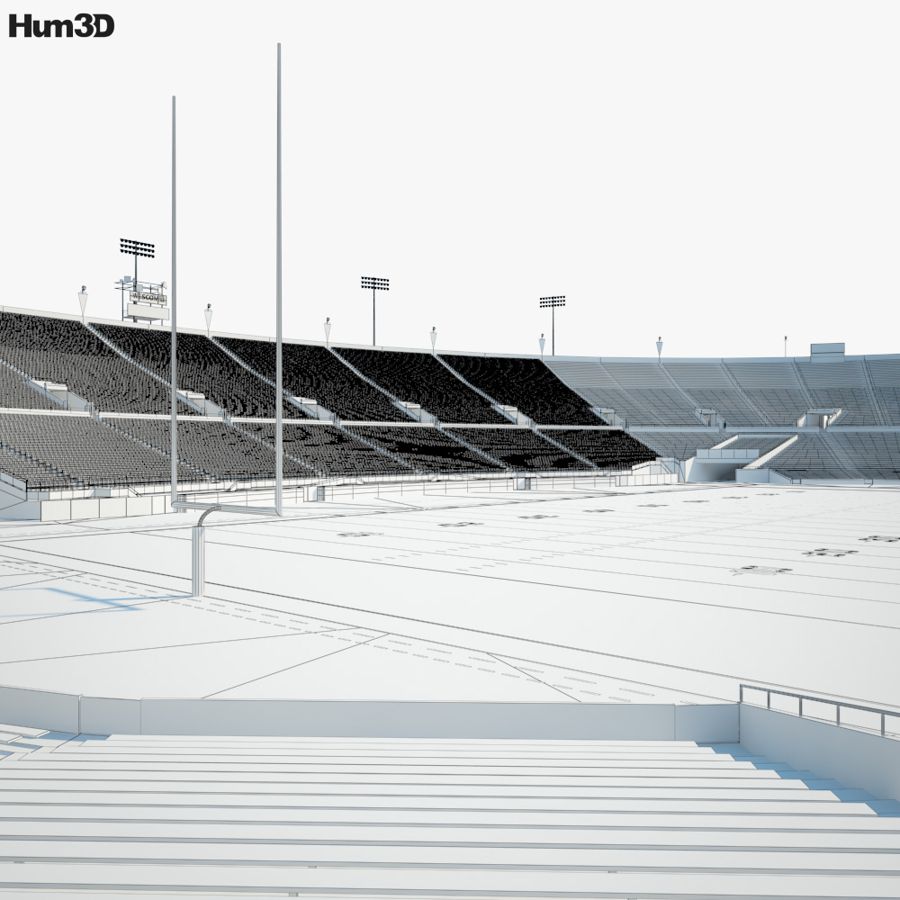 Rose Bowl Stadium 3D model - Download Stadium on 3DModels.org