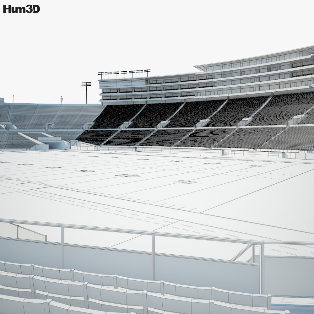 Rose Bowl Stadium 3D model - Download Stadium on 3DModels.org
