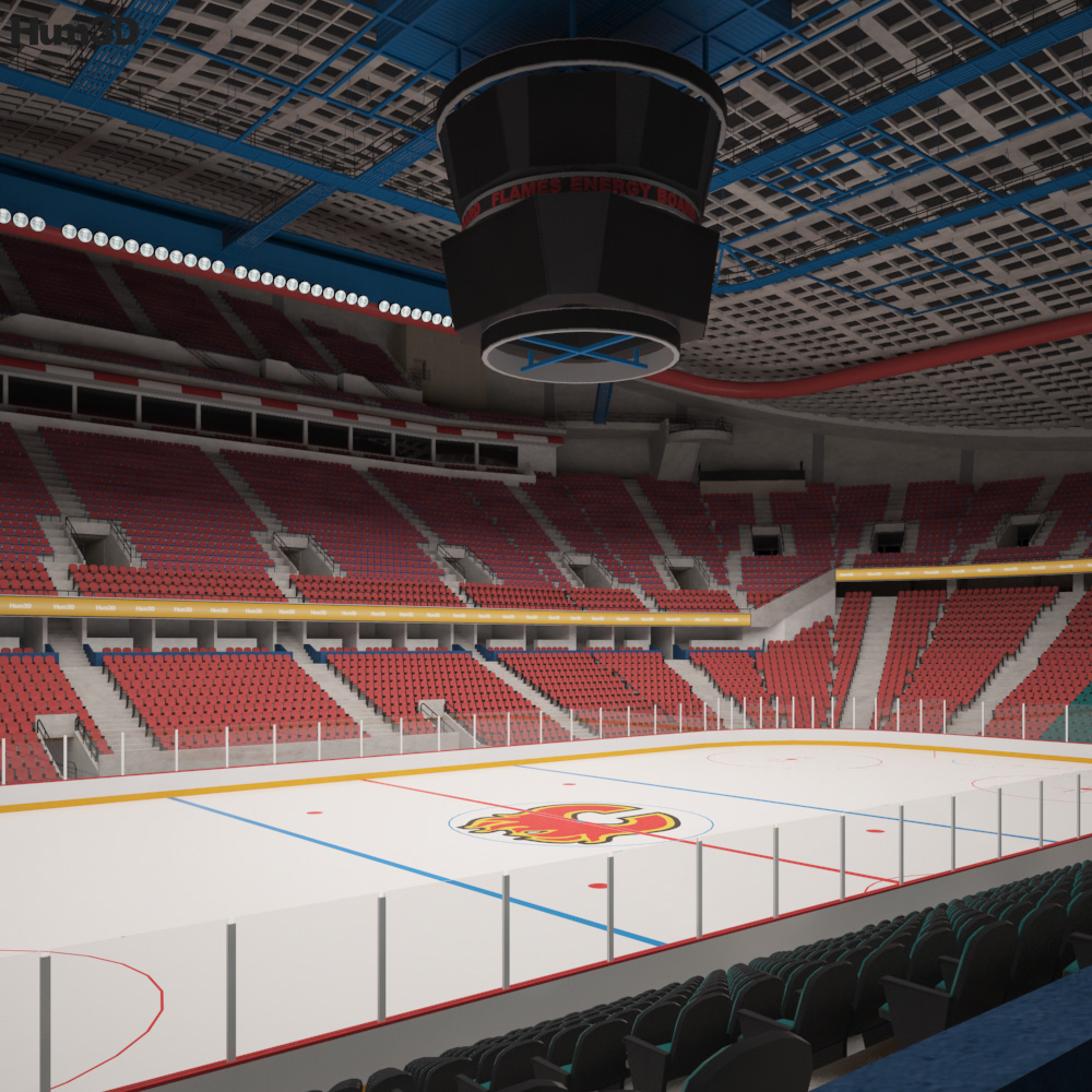 Scotiabank Saddledome 3D model - Download Stadium on 3DModels.org