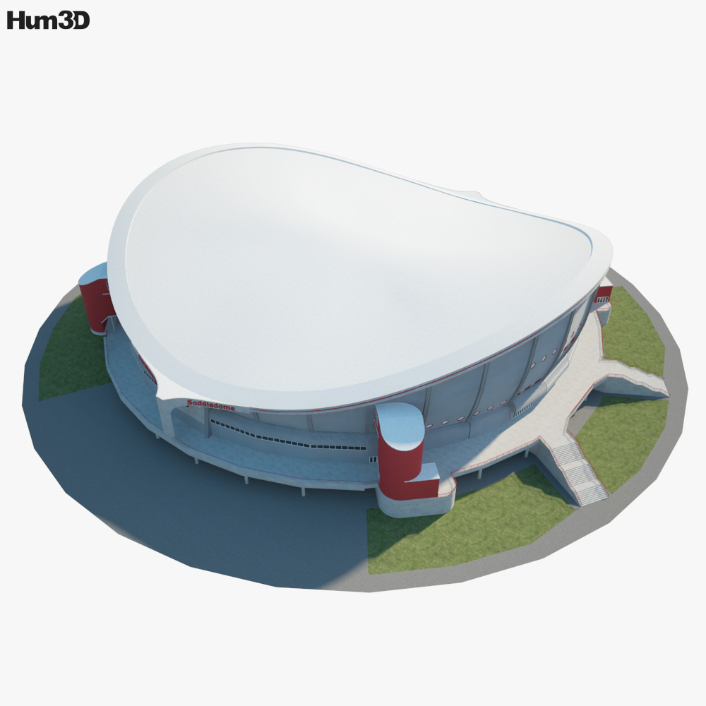 Interior do Scotiabank Saddledome Modelo 3D - Baixar Arena desportiva ...