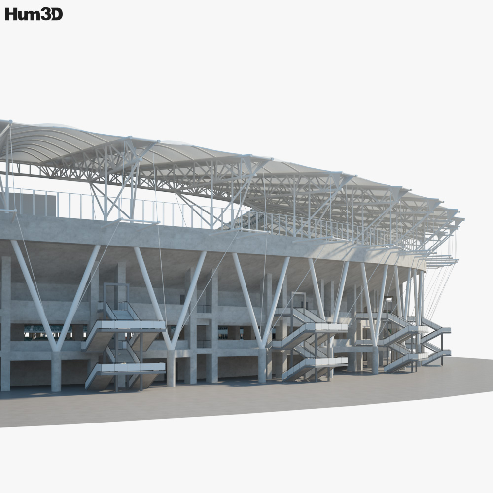 Shizuoka Stadium ECOPA 3D model - Download Stadium on 3DModels.org
