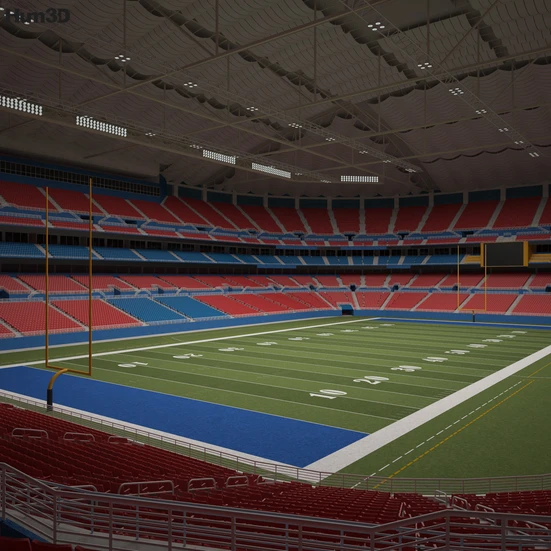 American football stadium 3D Models Download - 3DModels.org