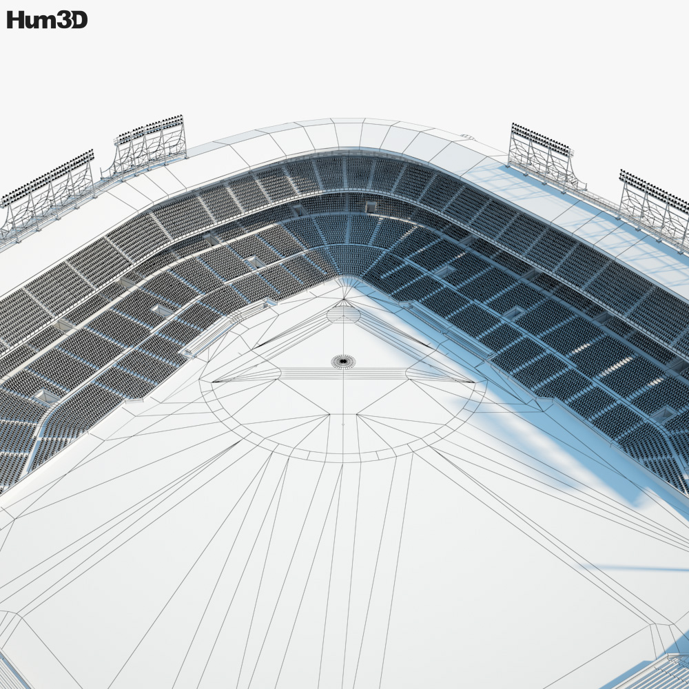 Wrigley Field 3D model - Download Stadium on 3DModels.org
