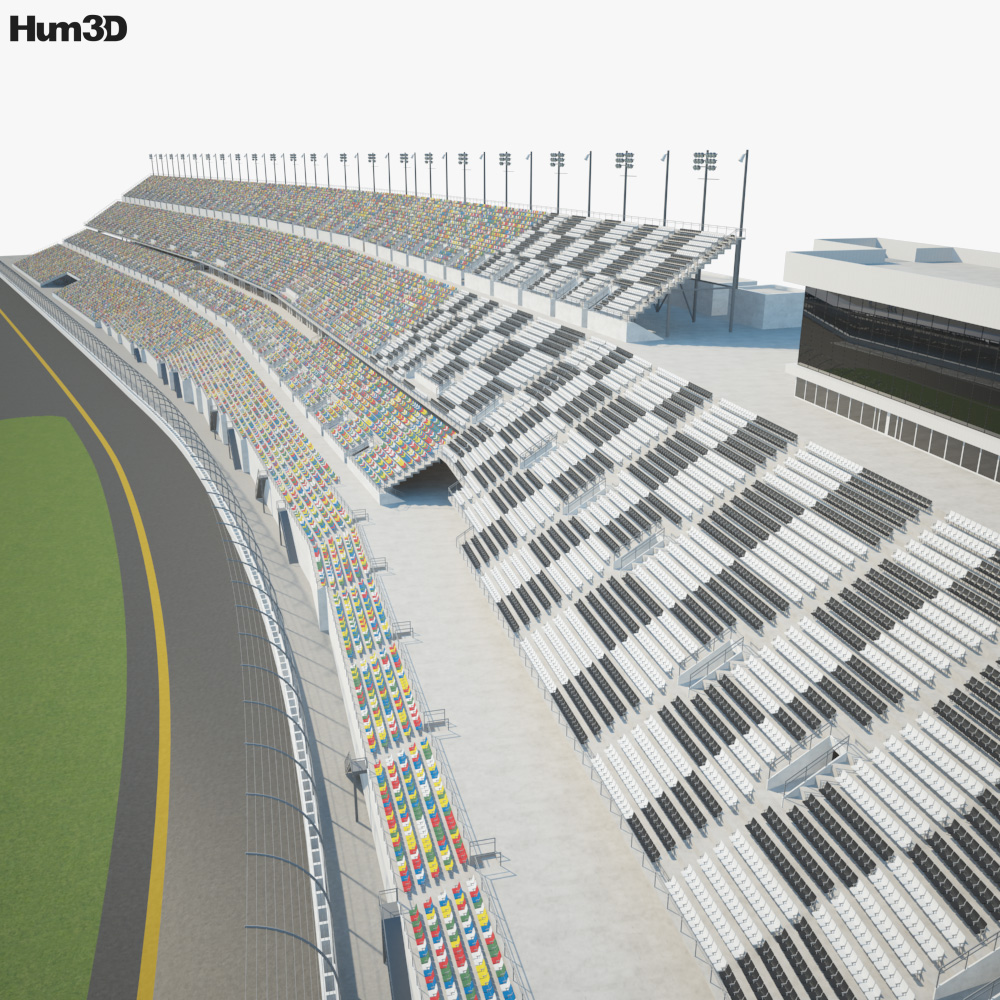 Autódromo Internacional de Daytona Modelo 3D - Baixar Arena desportiva ...
