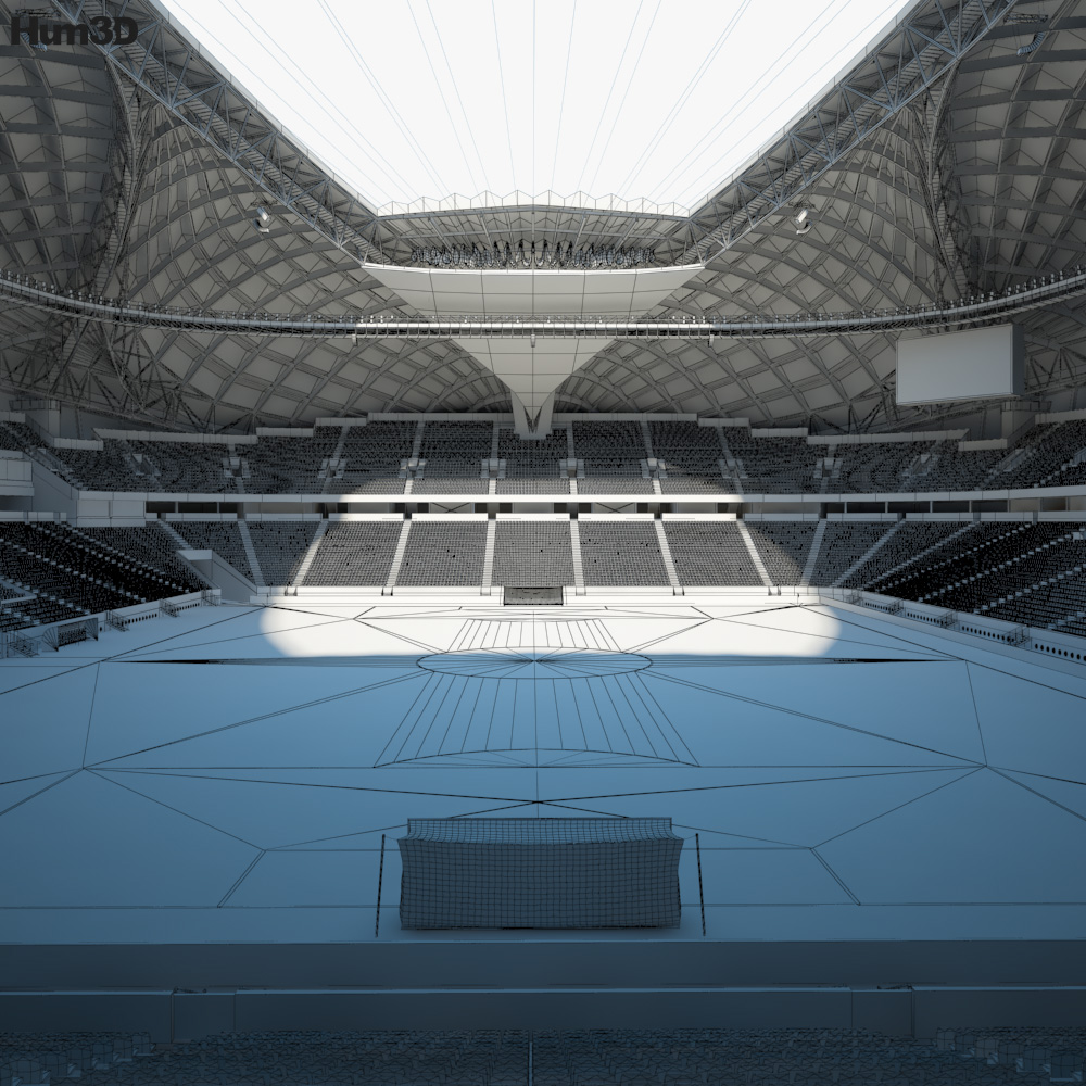 Al Janoub Stadium 3D model - Download Stadium on 3DModels.org