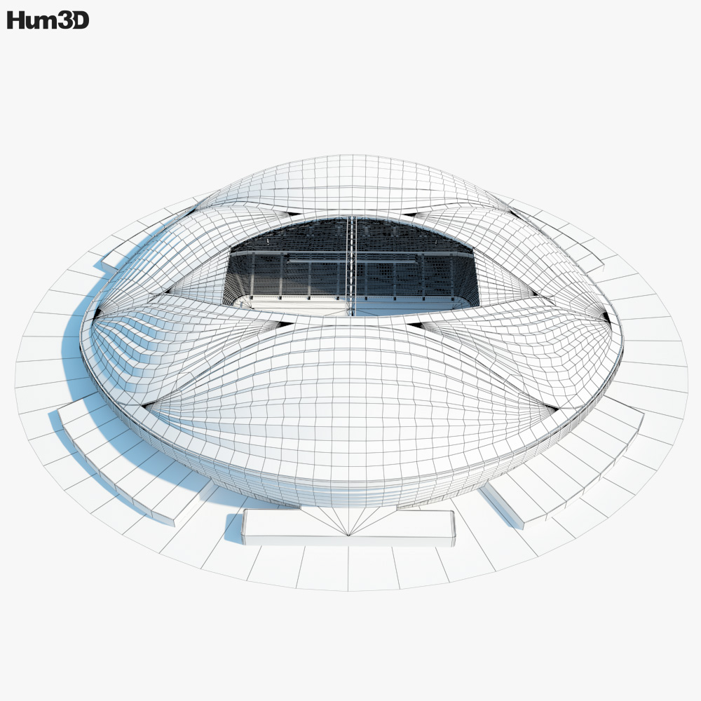 Al Janoub Stadium 3D model - Download Stadium on 3DModels.org