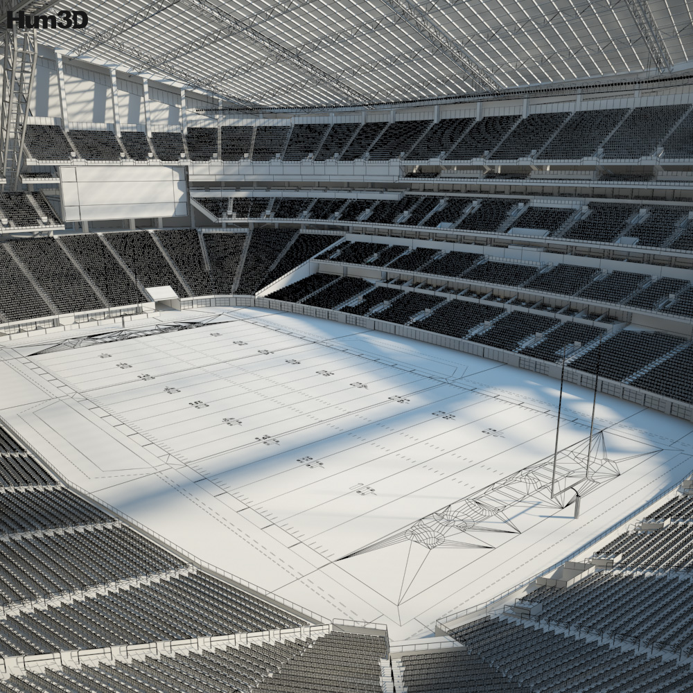 U.S. Bank Stadium 3D model - Download Stadium on 3DModels.org
