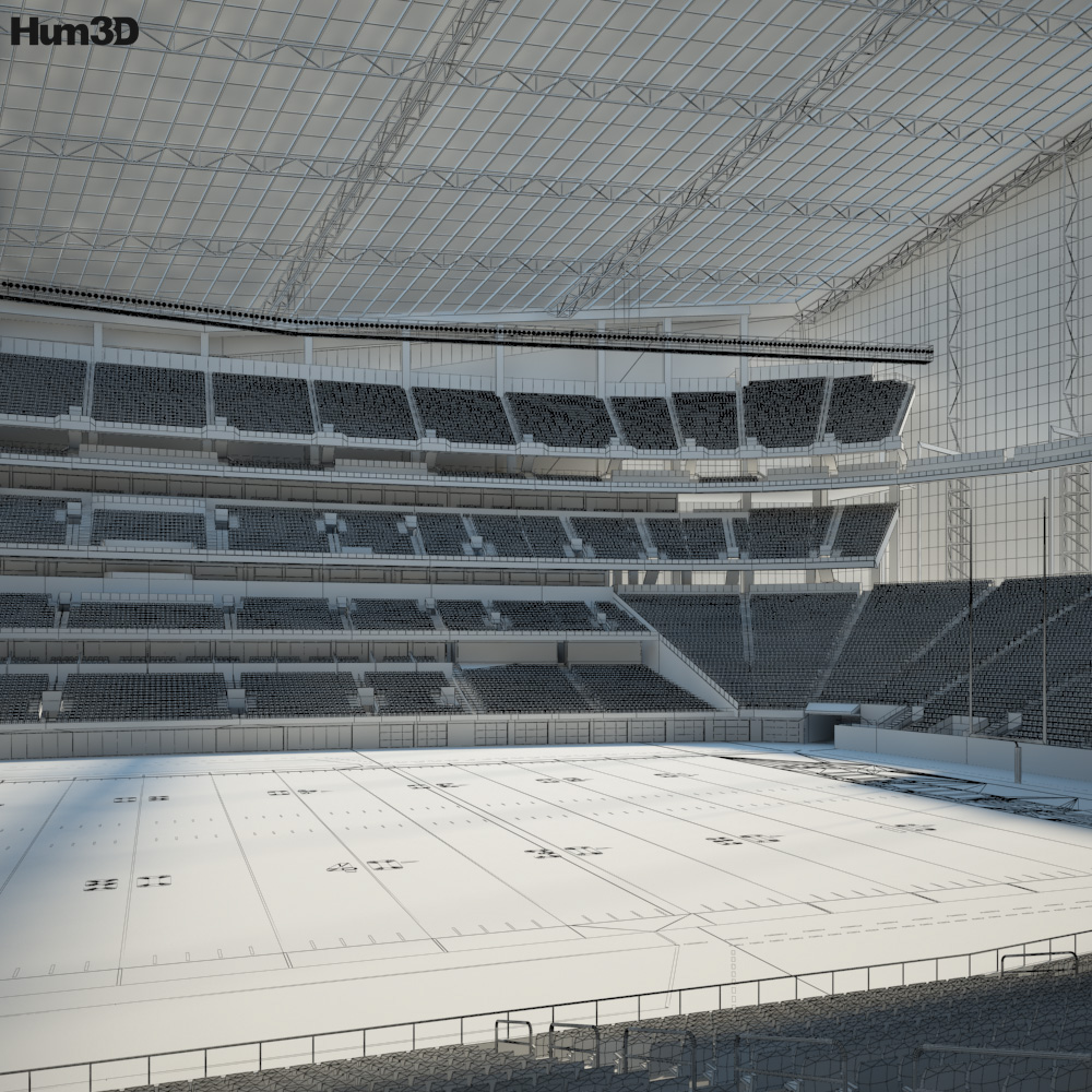 U.S. Bank Stadium 3D model - Download Stadium on 3DModels.org