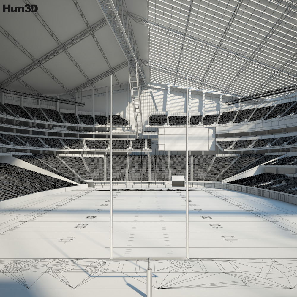 U.S. Bank Stadium 3D model - Download Stadium on 3DModels.org