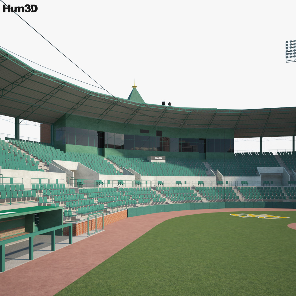 Baylor Ballpark 3D model - Download Stadium on 3DModels.org