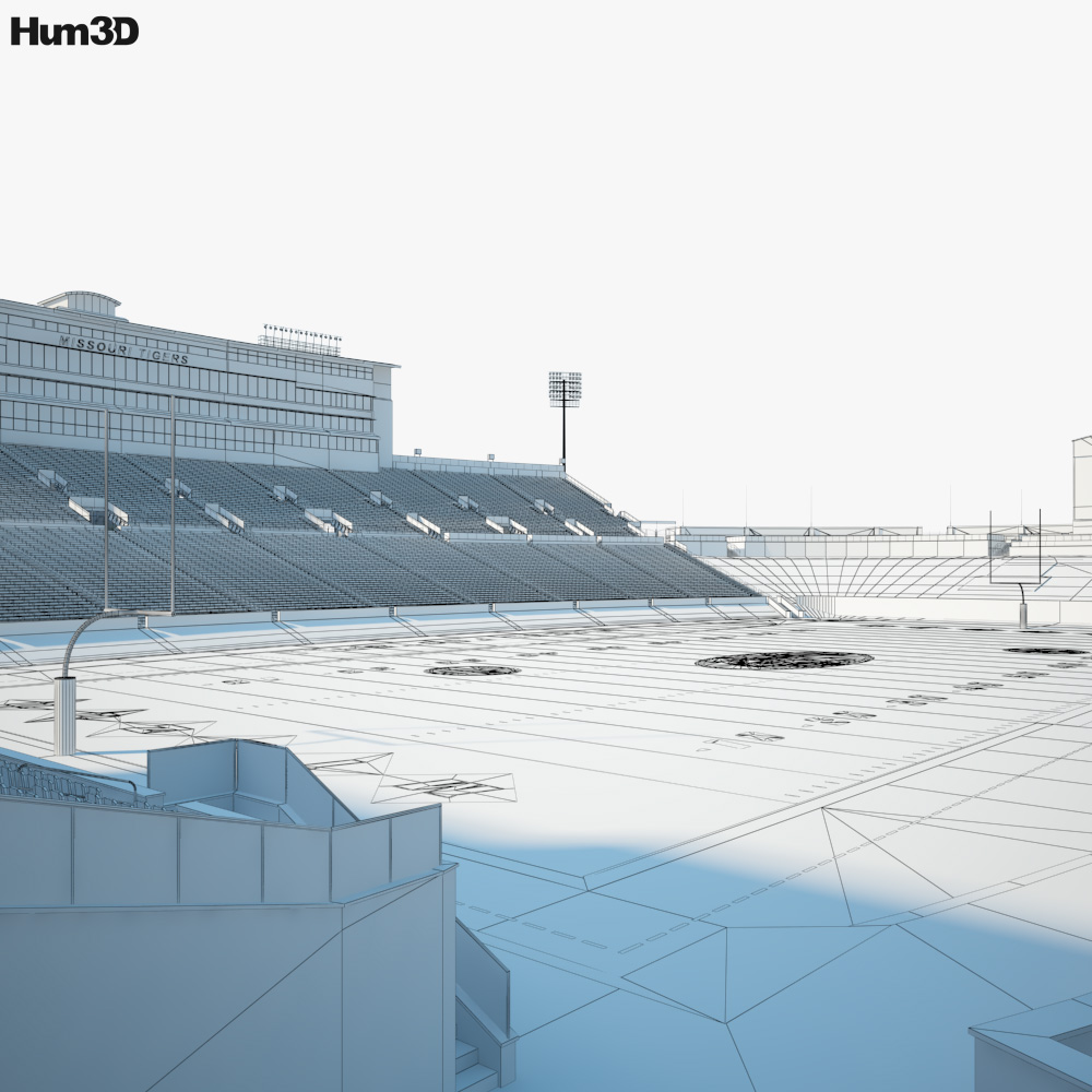 Faurot Field 3D model - Download Stadium on 3DModels.org