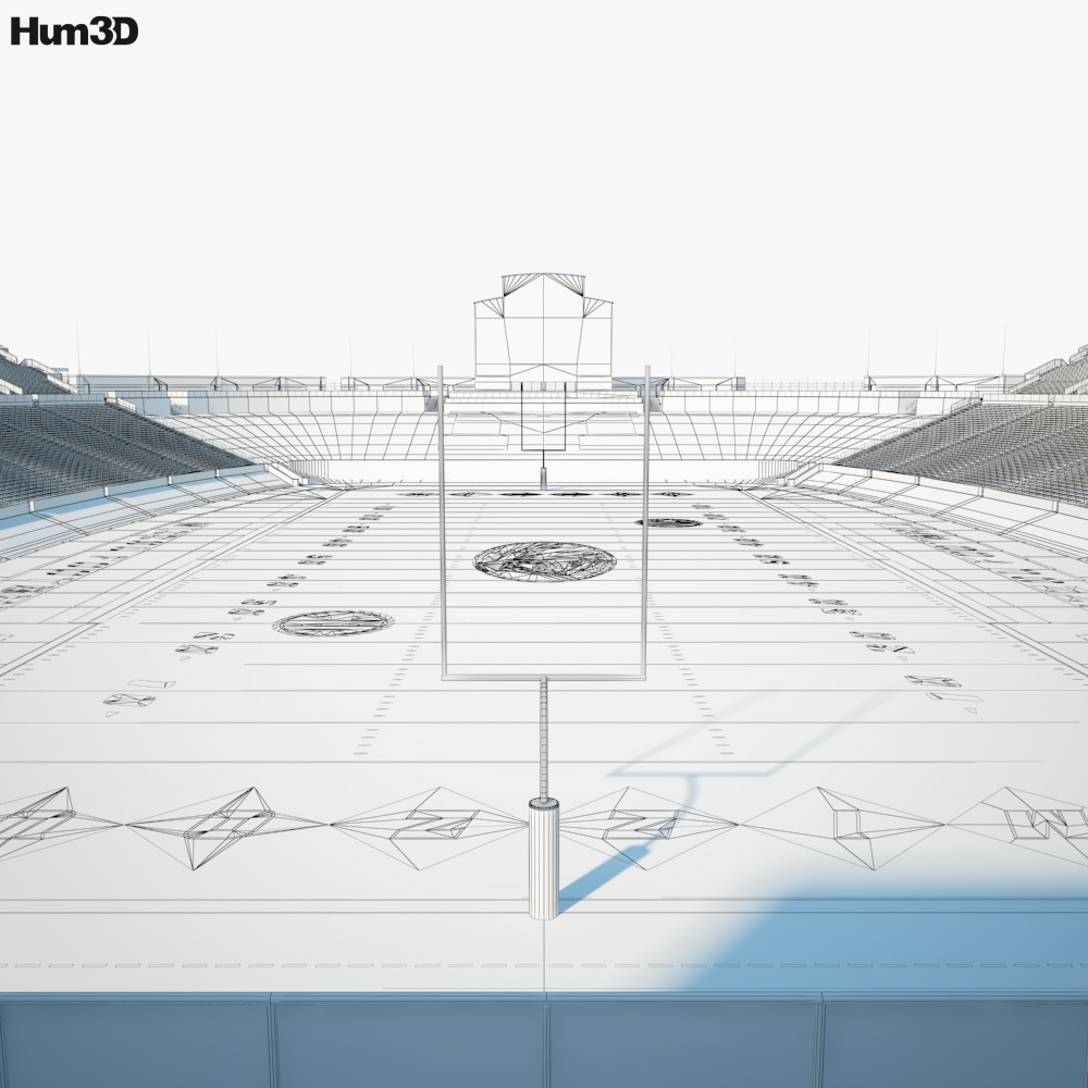 Faurot Field 3D model - Download Stadium on 3DModels.org