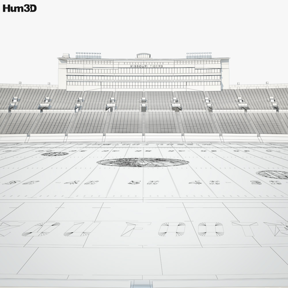 Faurot Field 3D model - Download Stadium on 3DModels.org