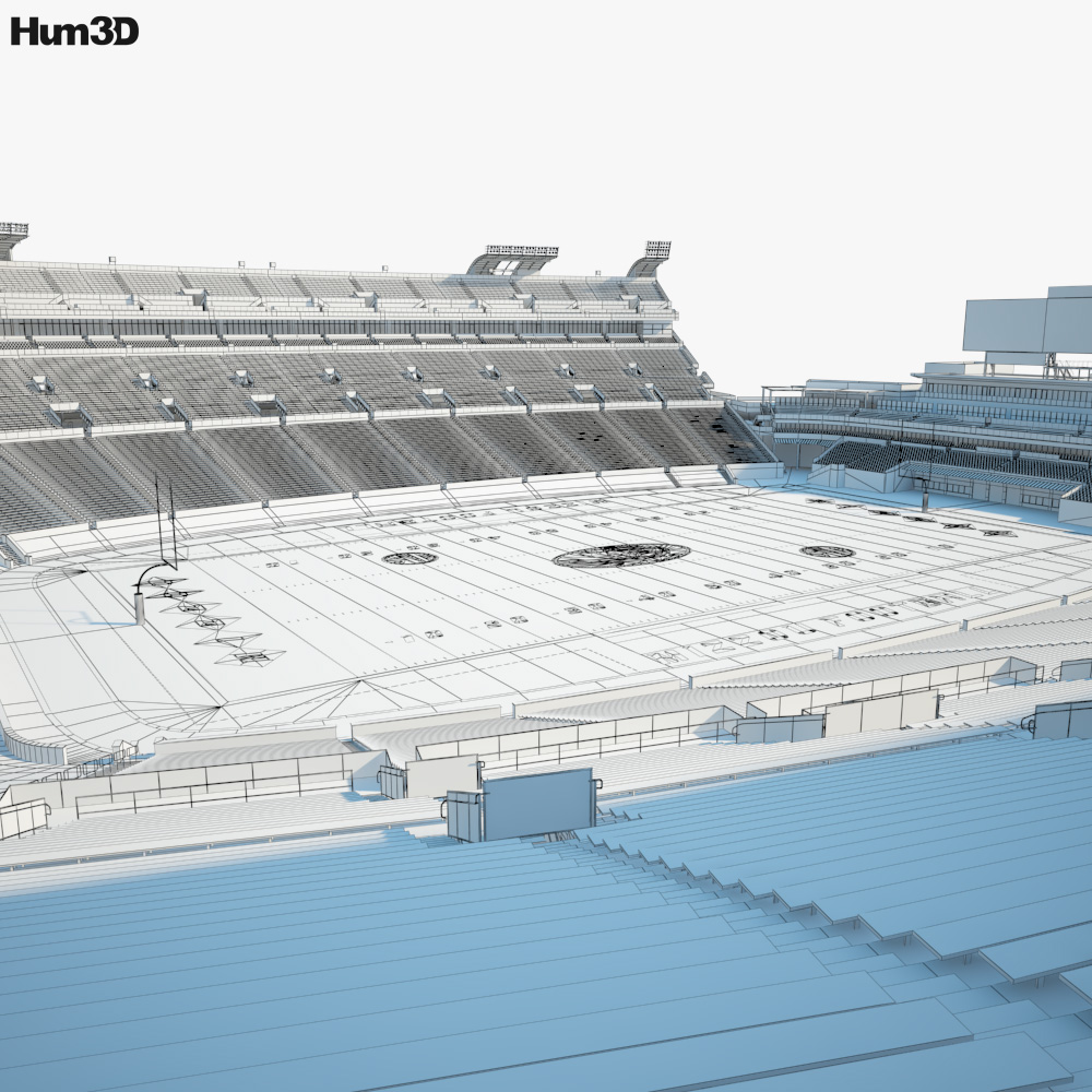 Faurot Field 3D model - Download Stadium on 3DModels.org