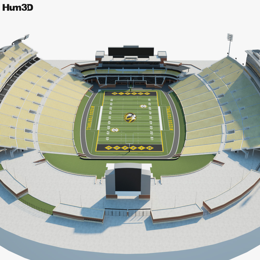Faurot Field Modelo 3D - Descargar Estadio Deportivo on 3DModels.org