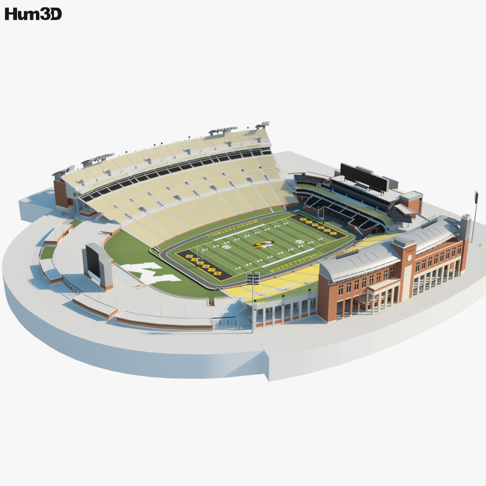 Faurot Field Modelo 3D - Descargar Estadio Deportivo on 3DModels.org