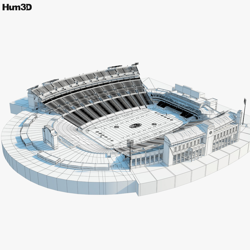 Faurot Field 3D model - Download Stadium on 3DModels.org