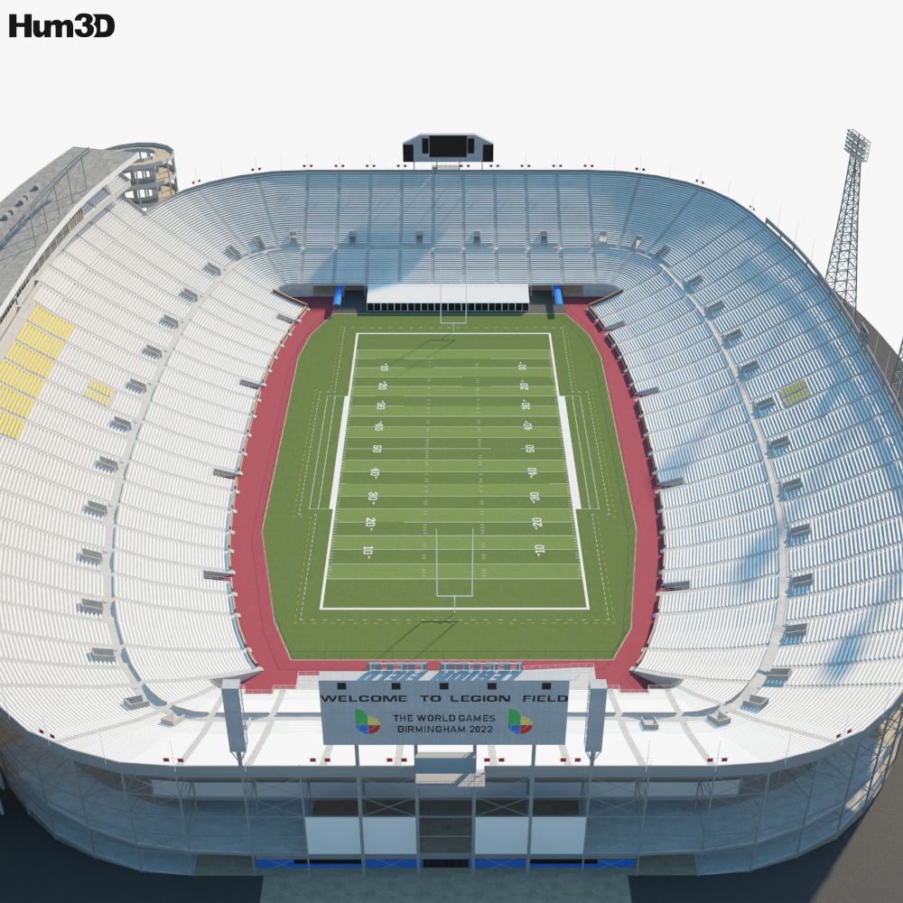 Legion Field Modelo 3D - Descargar Estadio Deportivo on 3DModels.org